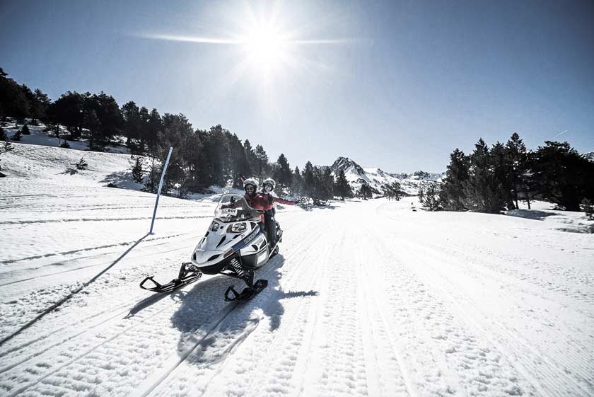 Snowmobile excursions in Andorra | Grandvalira
